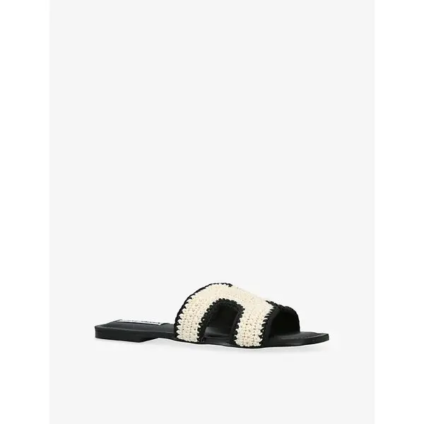 Steve Madden Zarnia Crochet Sandals - Black/comb