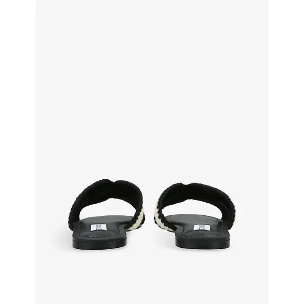 Steve Madden Zarnia Crochet Sandals - Black/comb