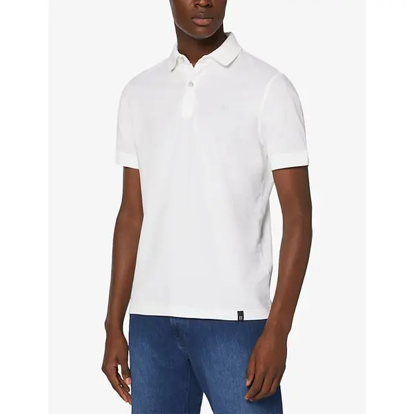 Boggi Milano Regular-fit Cotton Pique Polo Shirt