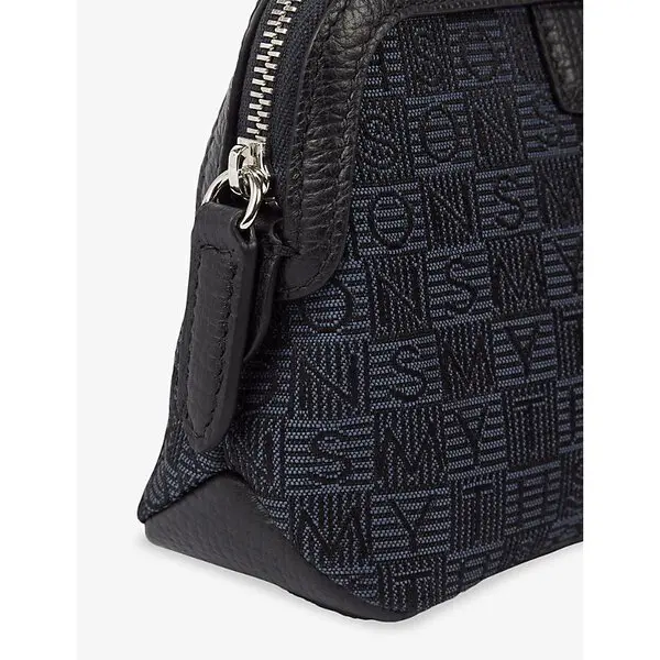 Smythson Stamp Small Canvas Travel Pouch