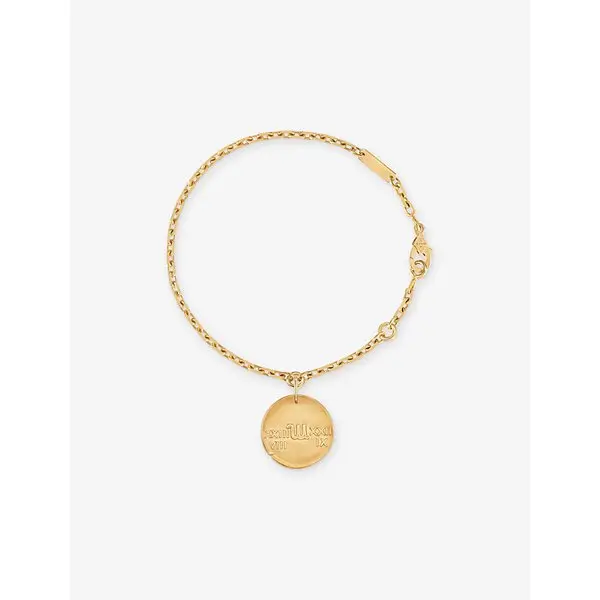 Van Cleef & Arpels 18ct Yellow-gold Zodiac Charm Bracelet - Yellow Gold