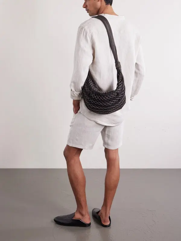 Mr P. Leather Espadrilles - Black