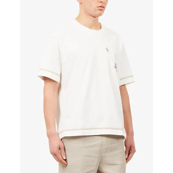 CHE Daisel Embroidered Cotton T-shirt