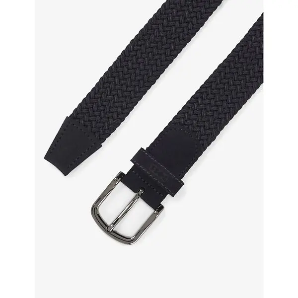 BOSS Woven Suede Belt