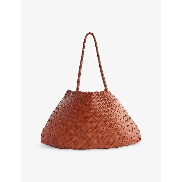 Dragon Diffusion Santa Croce Leather Tote Bag - Tan
