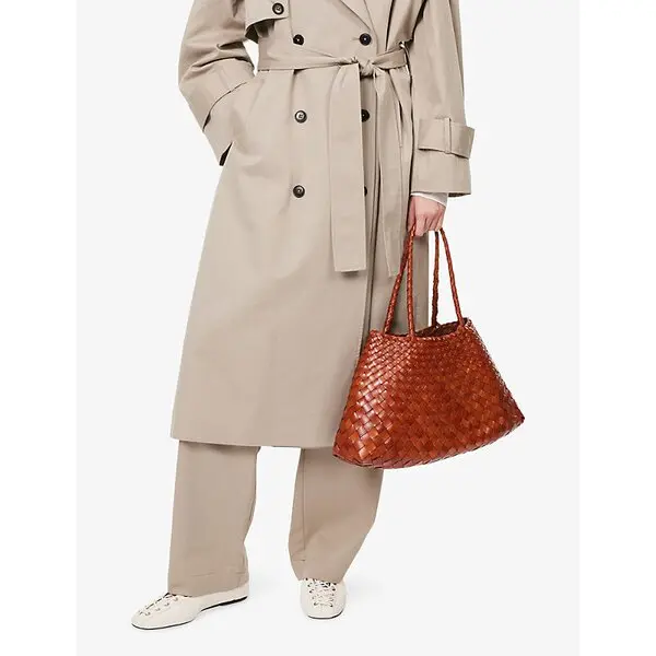 Dragon Diffusion Santa Croce Leather Tote Bag - Tan
