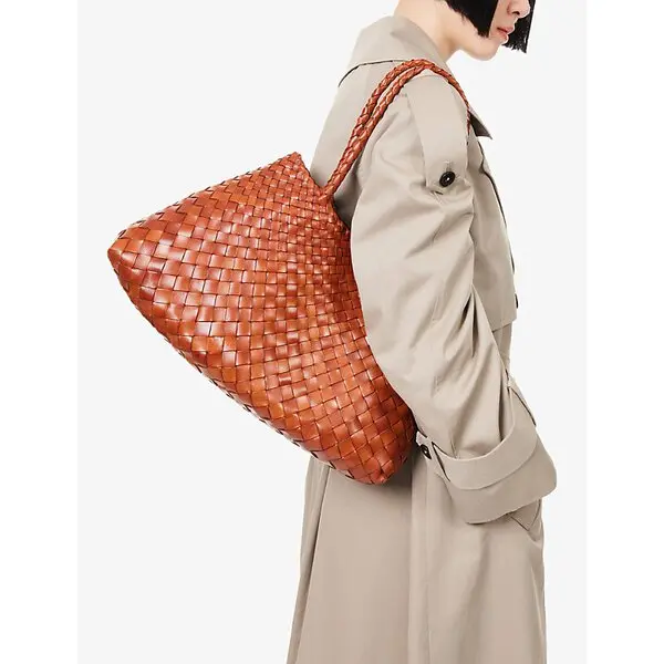 Dragon Diffusion Santa Croce Leather Tote Bag - Tan