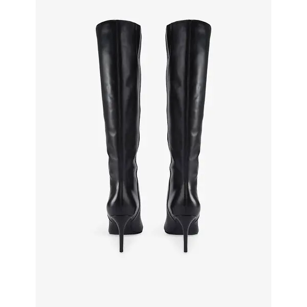 Carvela Pisa Leather Heeled Knee-high Boots