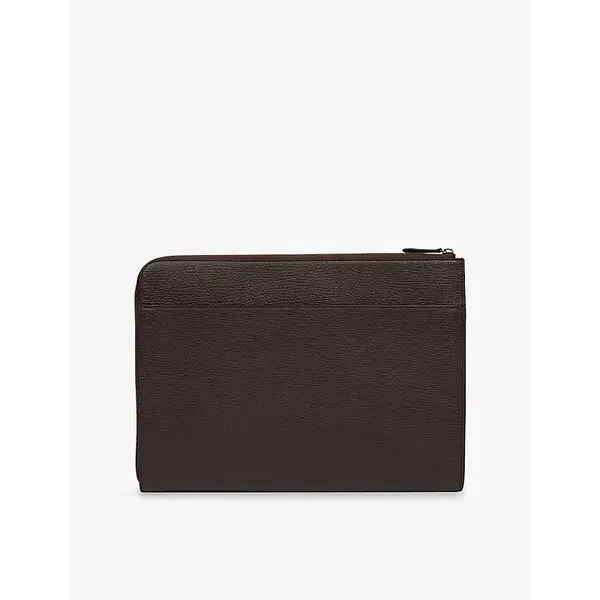 Smythson Ludlow Small Leather Laptop Case