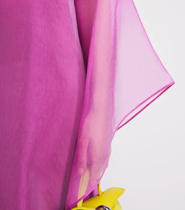 TALLER MARMO Organza Sphinx Maxi Kaftan