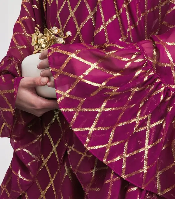 TALLER MARMO Eccentrica Kaftan Gown - Pink