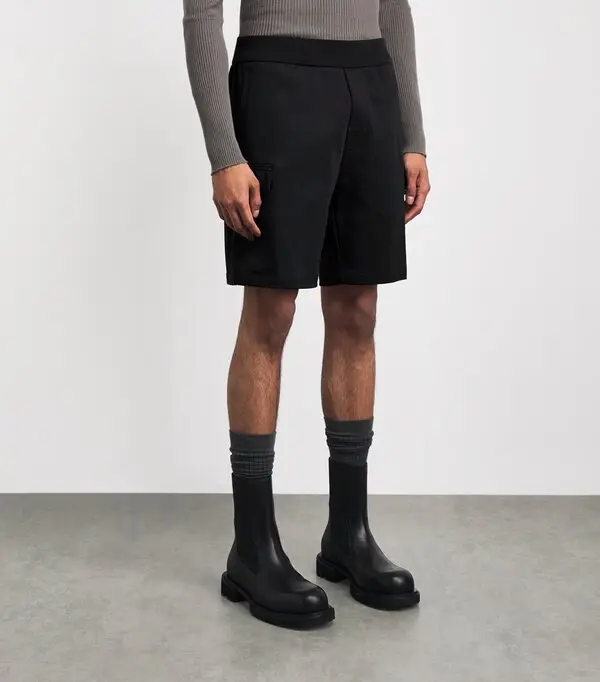 Moose Knuckles Dalon Cargo Sweatshorts - Black