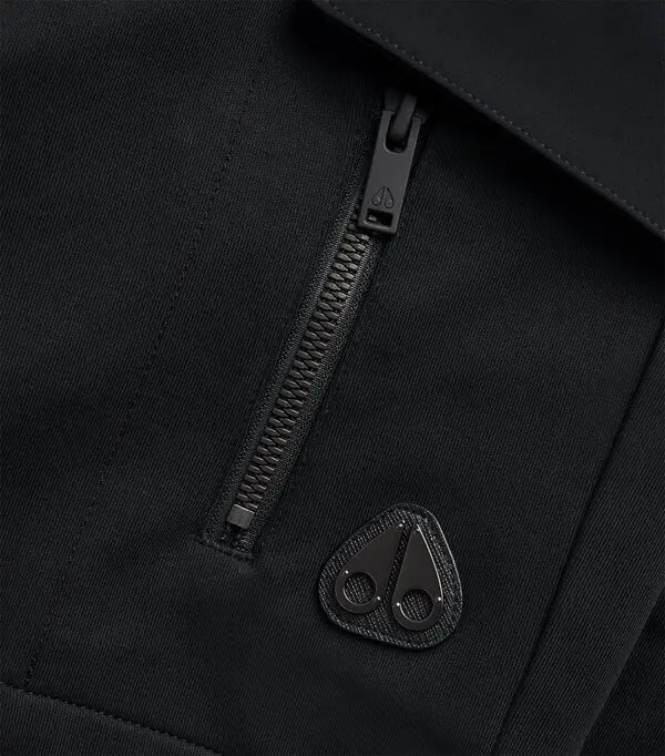 Moose Knuckles Dalon Cargo Sweatshorts - Black
