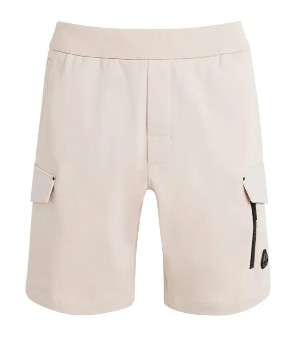 Moose Knuckles Dalon Cargo Sweatshorts - White
