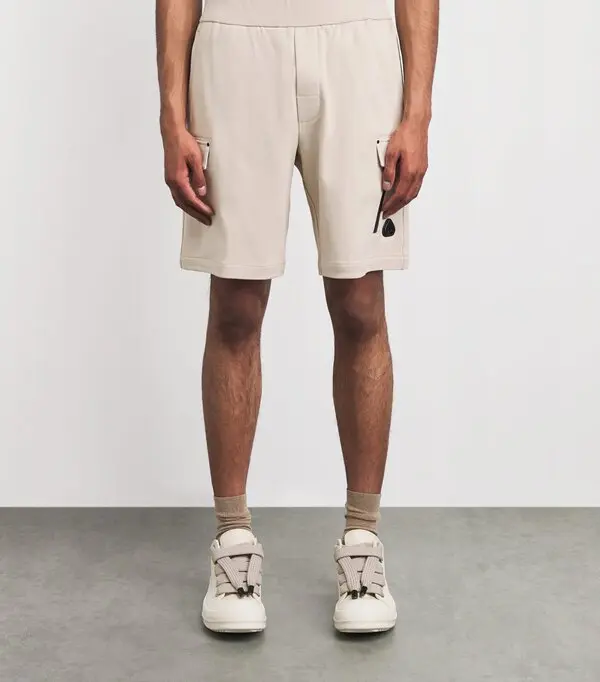 Moose Knuckles Dalon Cargo Sweatshorts - White