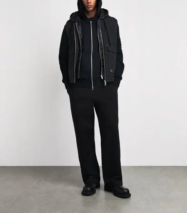 Moose Knuckles Hartsfield Zip-up Hoodie - Navy
