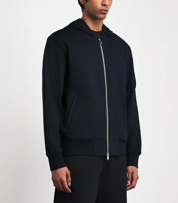 Moose Knuckles Hartsfield Zip-up Hoodie - Navy