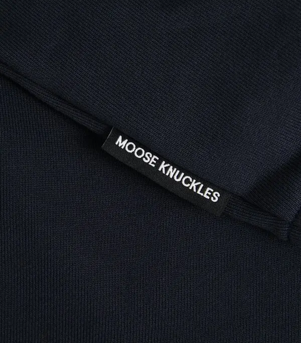 Moose Knuckles Hartsfield Zip-up Hoodie - Navy