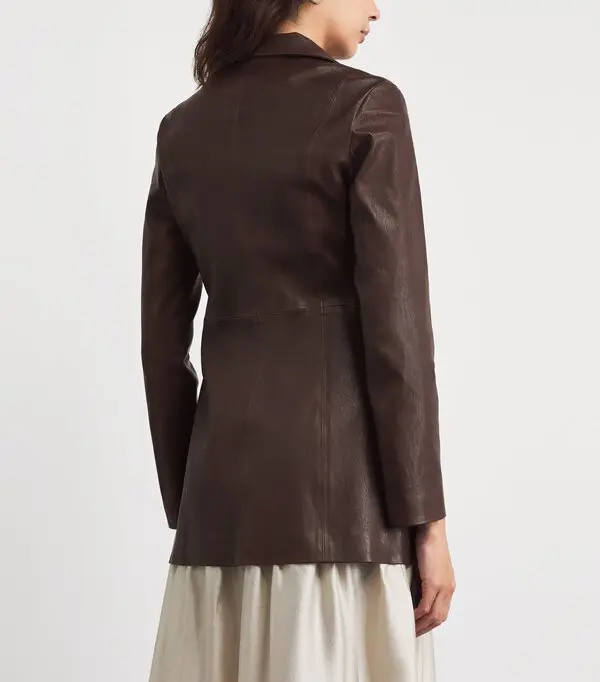 Nour Hammour Monica Leather Jacket