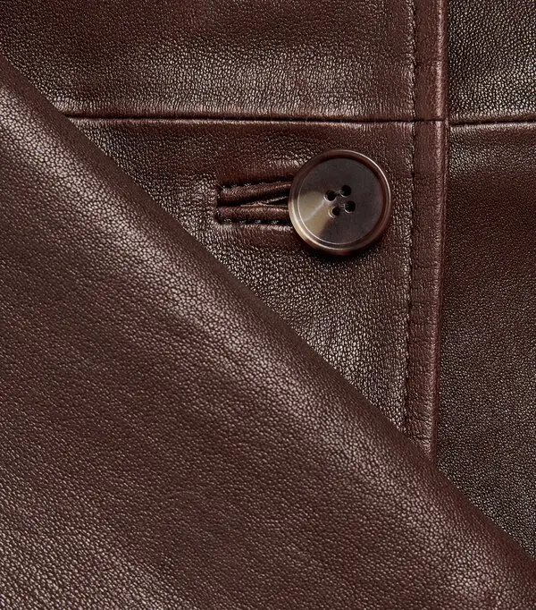 Nour Hammour Monica Leather Jacket