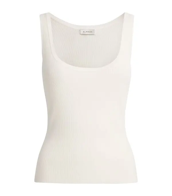 Almada Label Wool-silk-cashmere Indy Tank Top
