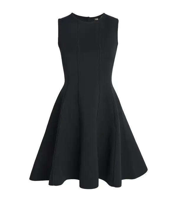 Maje Bow-detail Mini Dress - Black