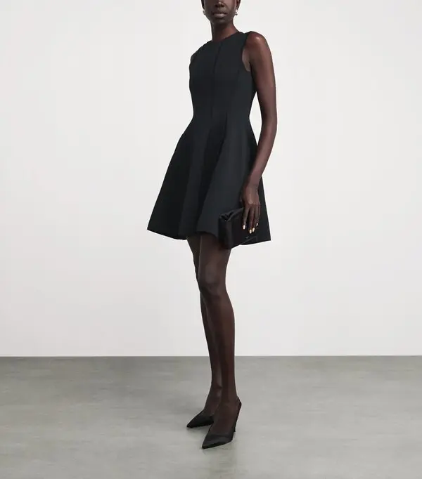 Maje Bow-detail Mini Dress - Black