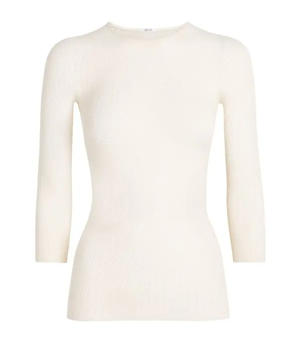 Wolford Net Daisy Top - Ivory
