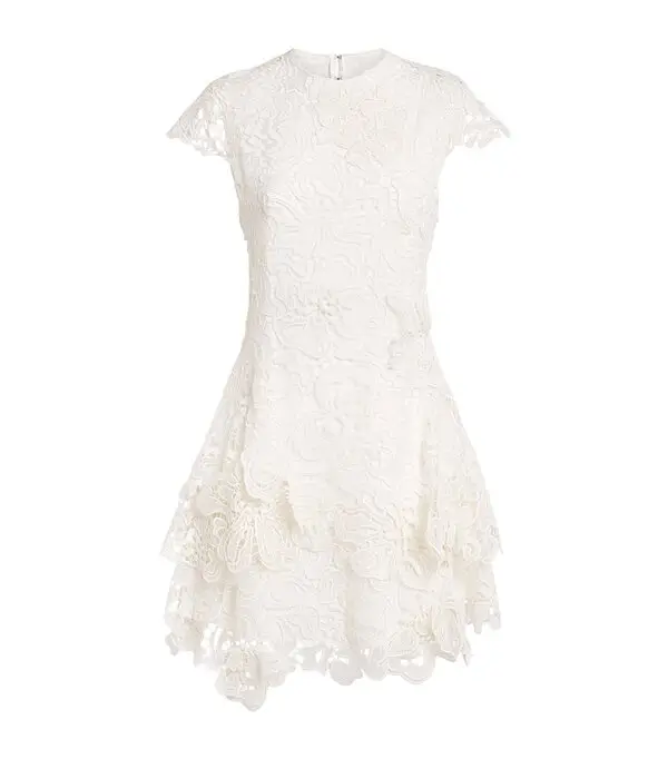 Simkhai Novella Lace Mini Dress - Ivory