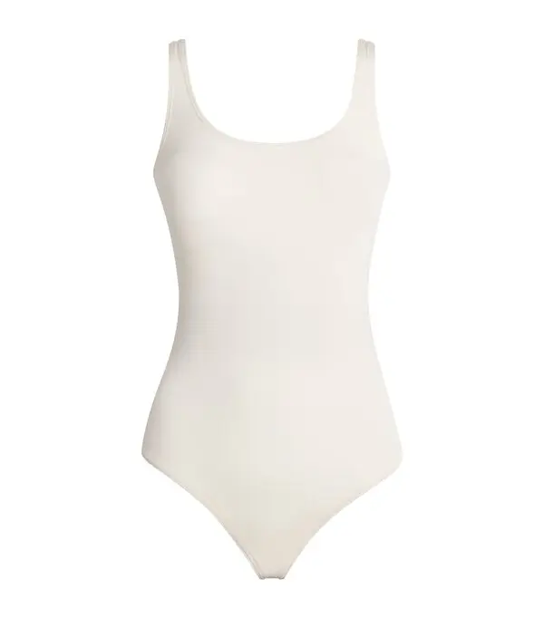 Wolford Cotton-blend Jamaika Bodysuit - Ivory