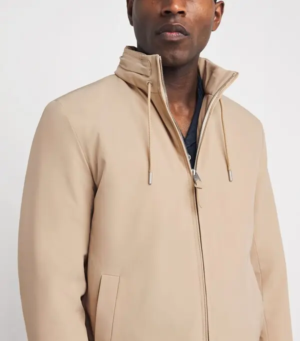 Sandro Hooded Quilted Zip-up Jacket
