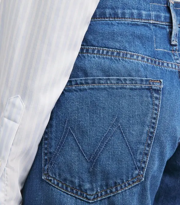 MOTHER Maven Skimp Mid-rise Straight Jeans