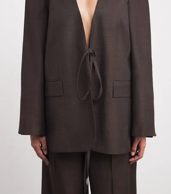 HERSKIND Indiana Oversized Blazer - Brown