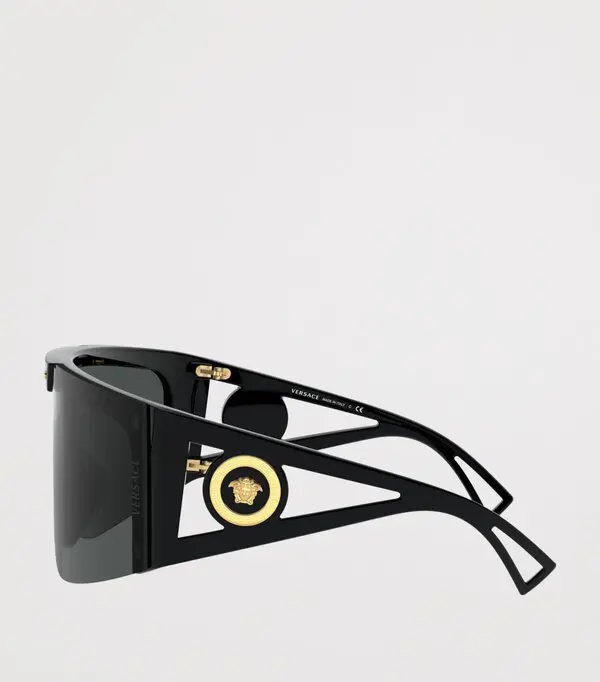 Versace Acetate Shield Sunglasses