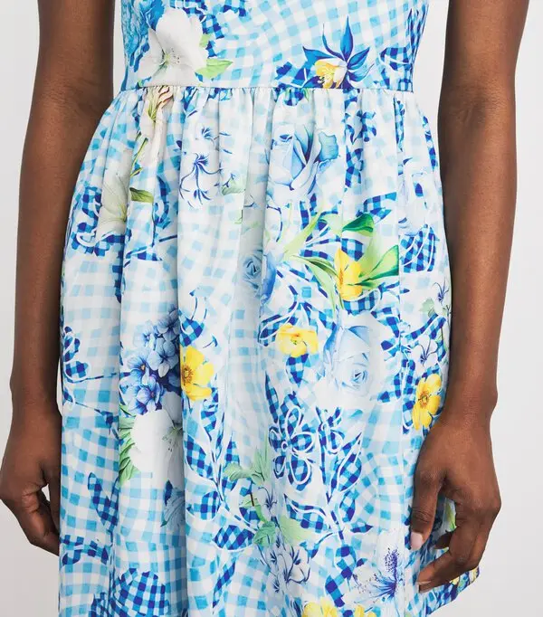 MARY KATRANTZOU Fleur De Vichy Peres Mini Dress