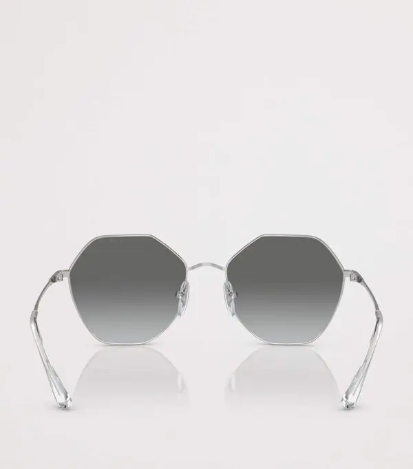 VOGUE Metal Octagon Sunglasses - Silver