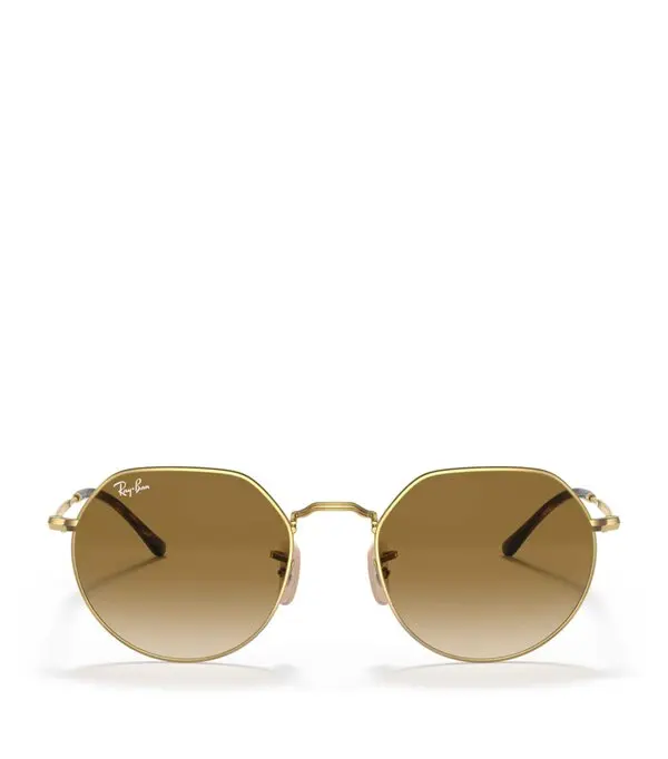 Ray-ban Irregular Jack Sunglasses - Gold