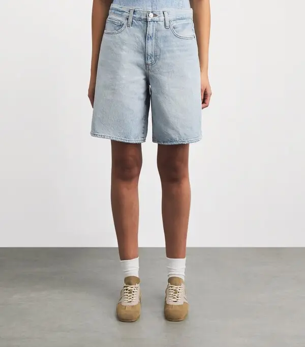 Paige Faye Denim Shorts - Blue