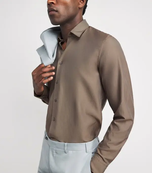 Canali Cotton-silk Shirt