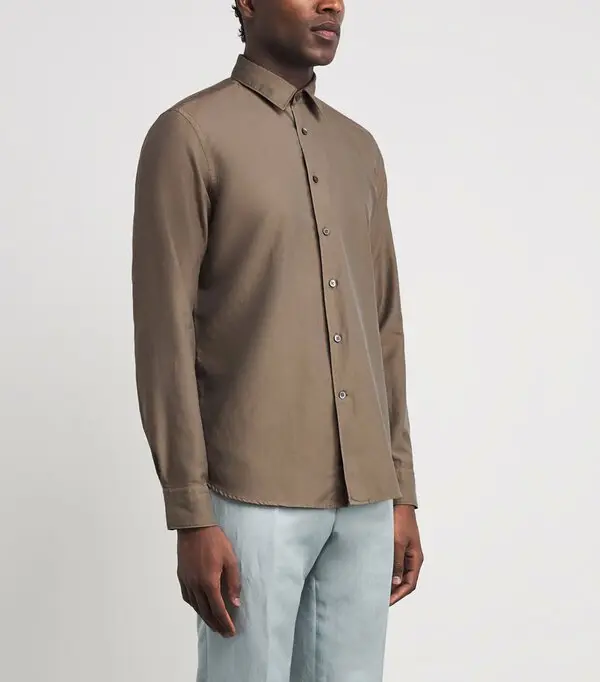 Canali Cotton-silk Shirt