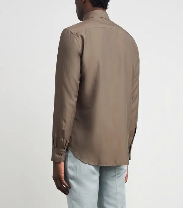 Canali Cotton-silk Shirt