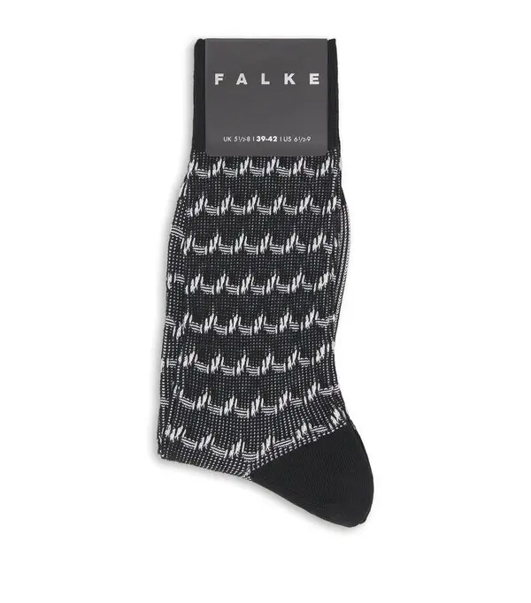 Falke Cotton-blend Sea Rock Crew Socks - Black