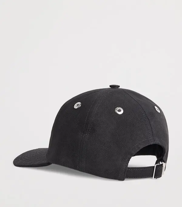 AMI Paris Cotton Cap With Felt Patch Logo