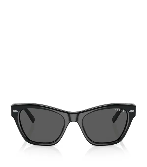 VOGUE Acetate Cat Eye Sunglasses - Black