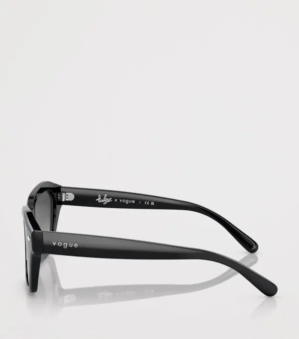 VOGUE Acetate Irregular Sunglasses - Black