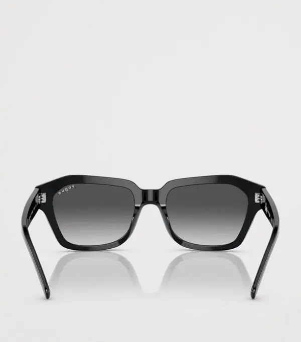 VOGUE Acetate Irregular Sunglasses - Black