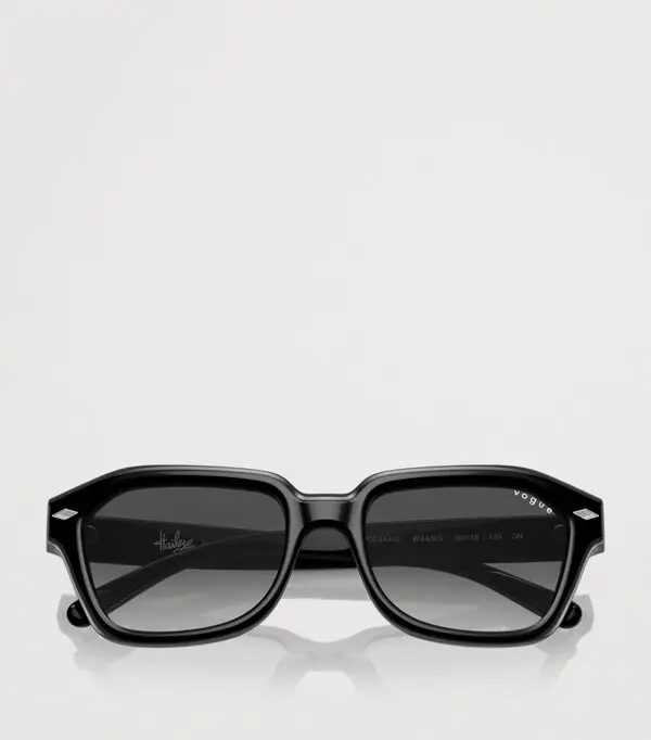 VOGUE Acetate Irregular Sunglasses - Black