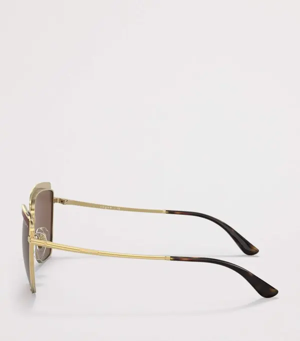 VOGUE Metal Irregular Sunglasses