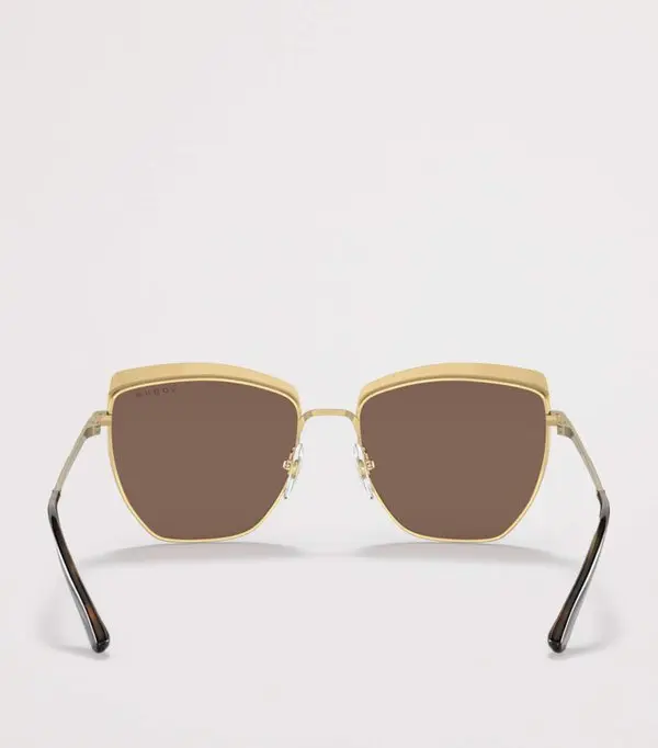 VOGUE Metal Irregular Sunglasses