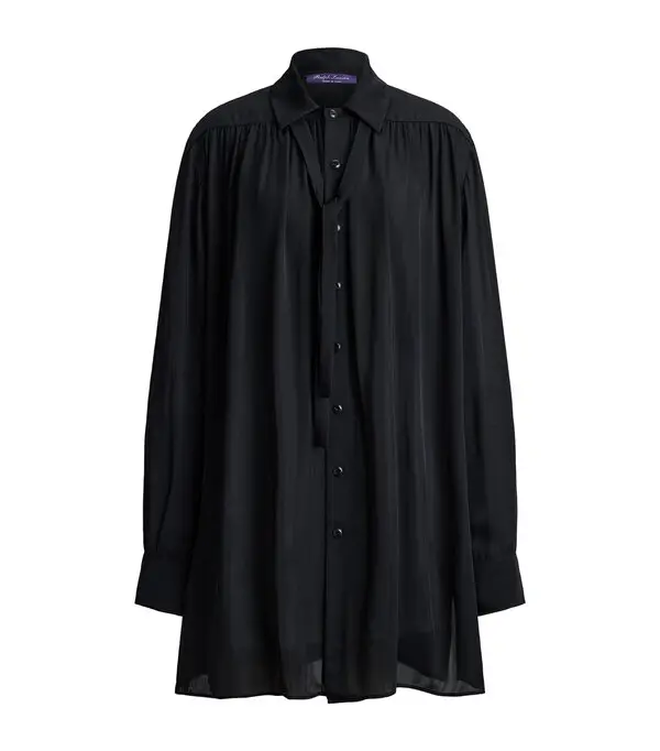 Ralph Lauren Satin Karmen Oversized Shirt
